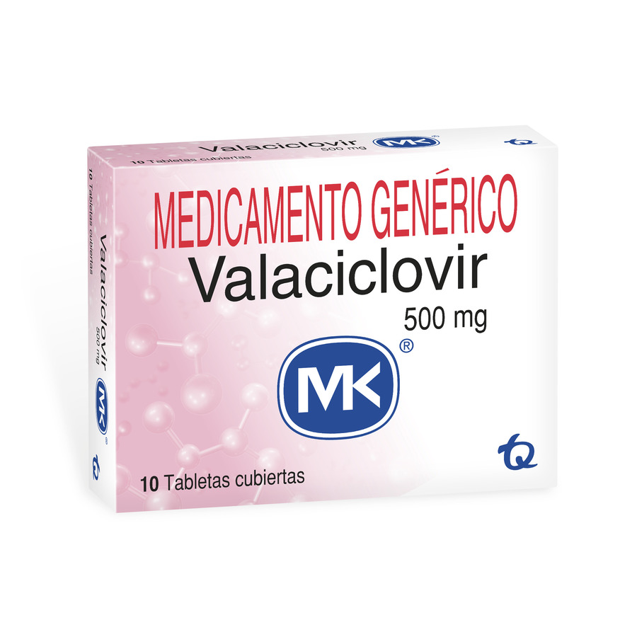 Valaciclovir 500mg tecnoquimicas - genericos tableta recubierta